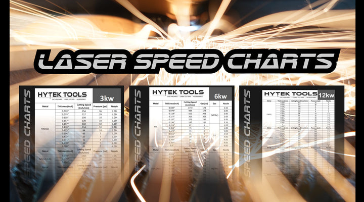 Fiber Laser Speed & Thickness Charts - 3kw 6kw 12kw 20kw 30kw – Hytek ...