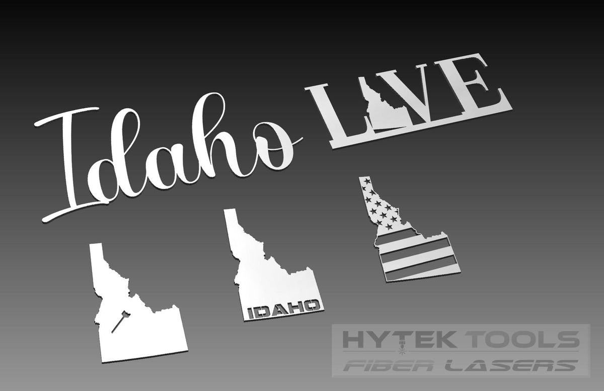 Idaho Theme - Cut Ready DXF File Collection – Hytek Tools - Fiber Laser ...