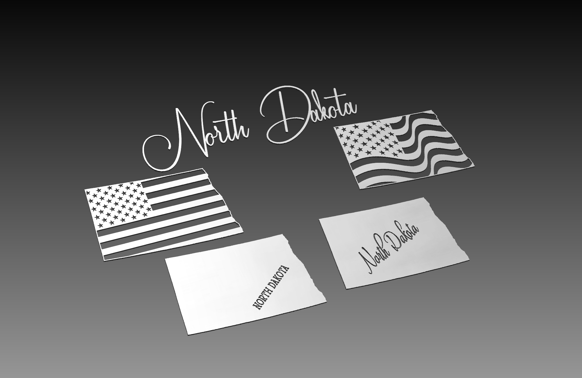 North Dakota Theme - DXF Cut Ready File Collection – Hytek Tools ...