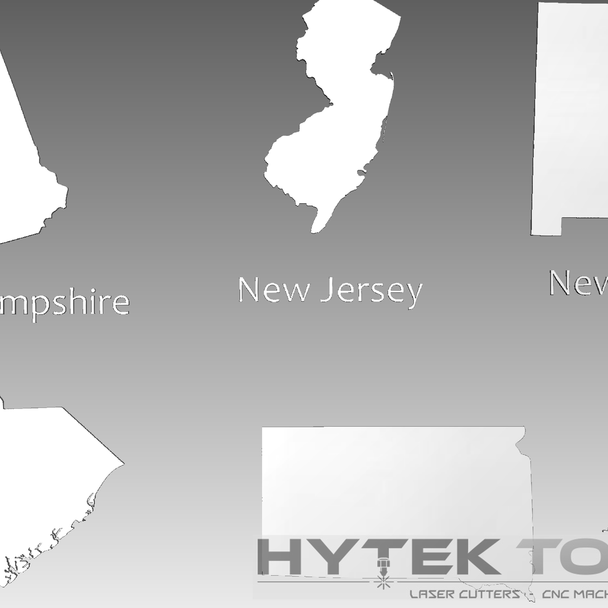 Basic 50 USA States Theme - Cut Ready DXF File Collection – Hytek Tools ...