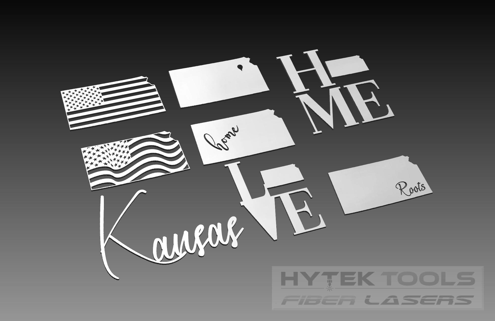 Kansas Theme - Cut Ready DXF File Collection – Hytek Tools - Fiber ...