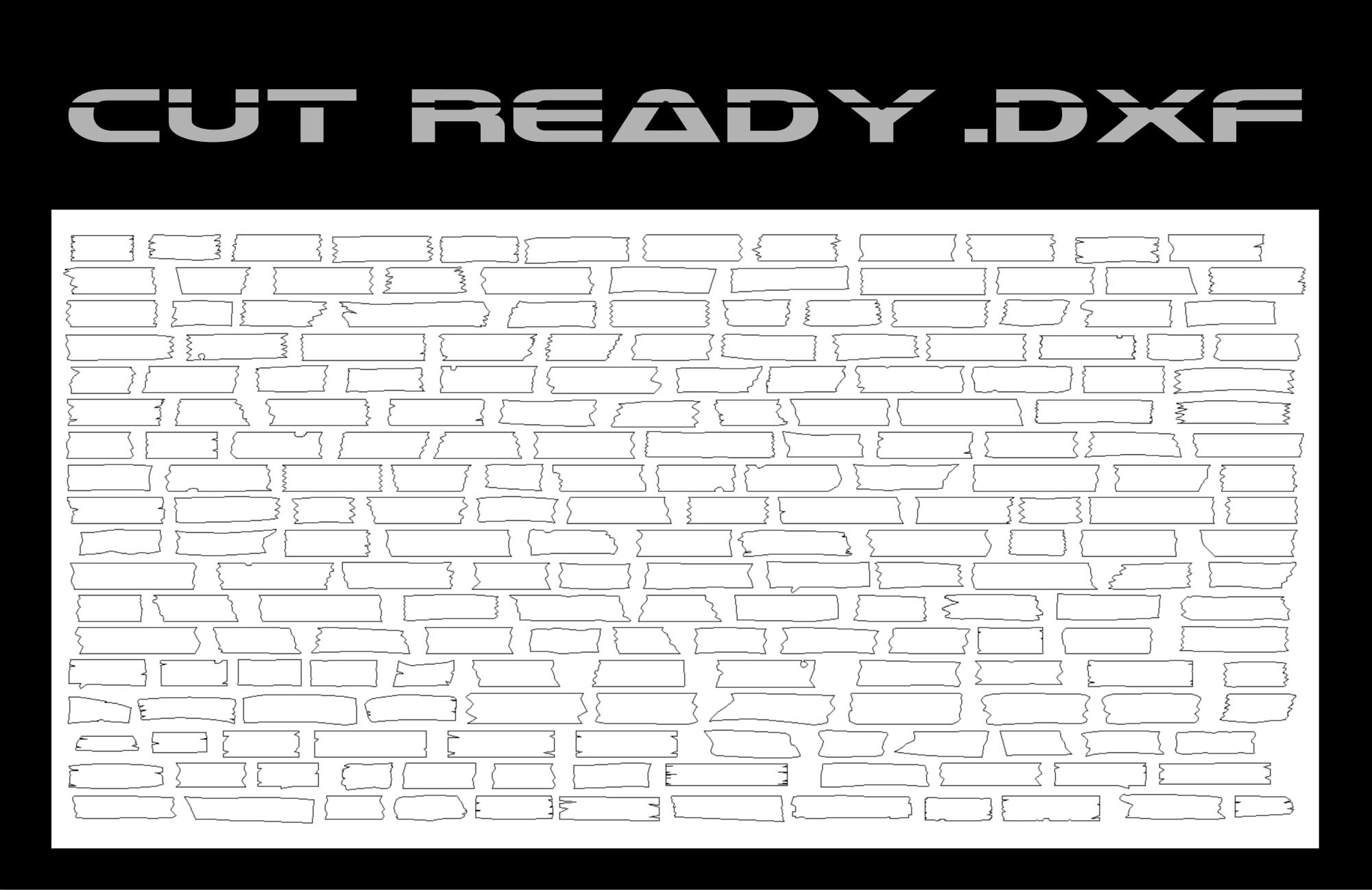 Rustic Sign Shapes 200 Set - DXF Cut Ready File Collection – Hytek ...